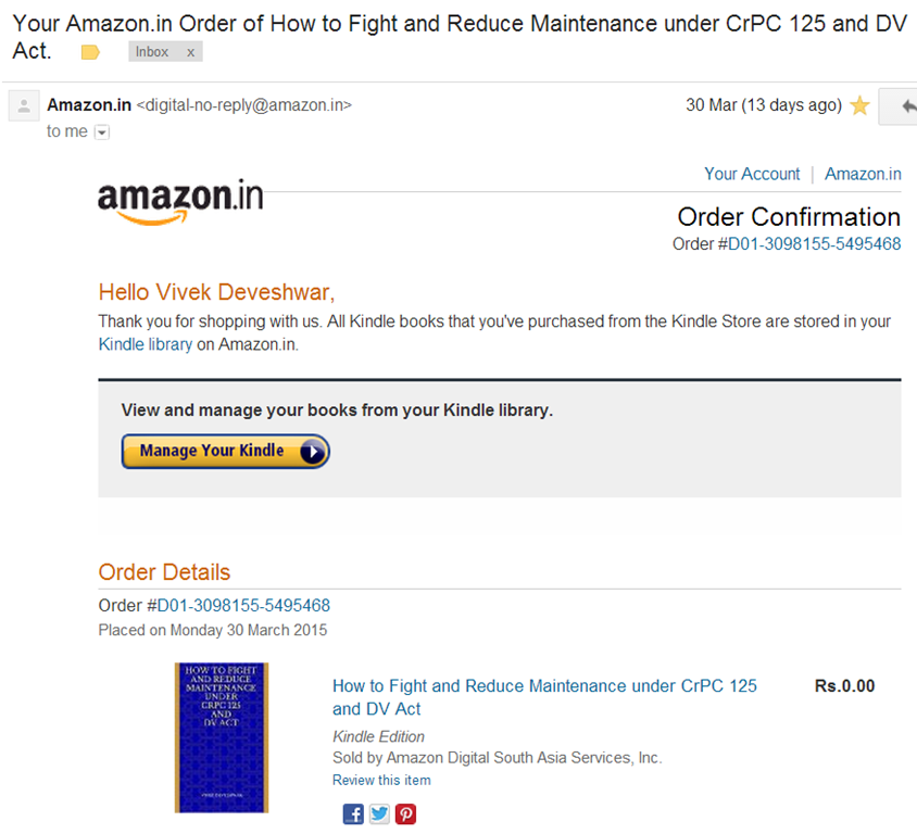 About The Book How To Fight And Reduce Maintenance Under CrPC 125 And About The Book How To Fight And Reduce Maintenance Under CrPC 125 And